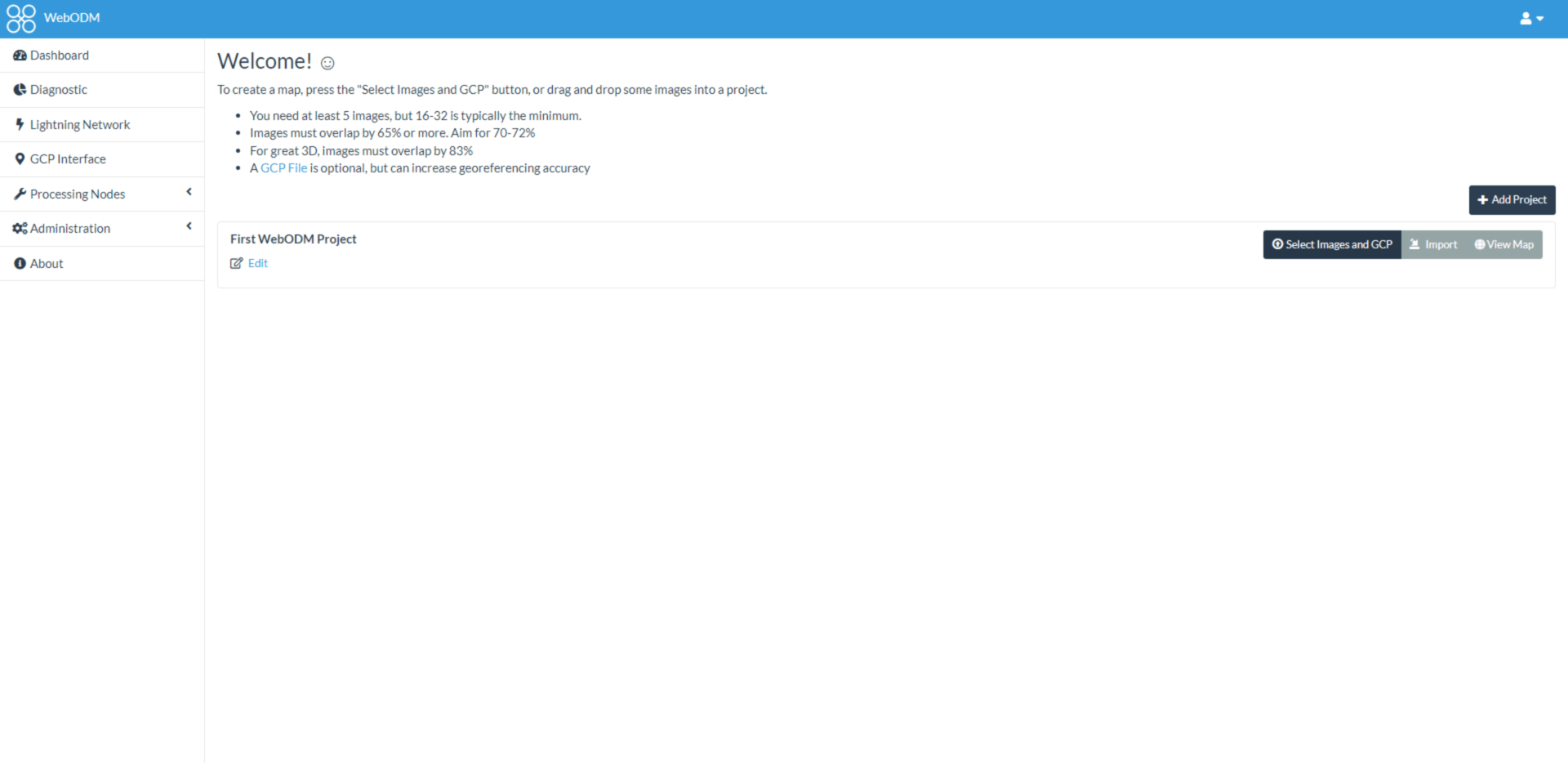 WebODM - Maps and 3D Models from Drone Images